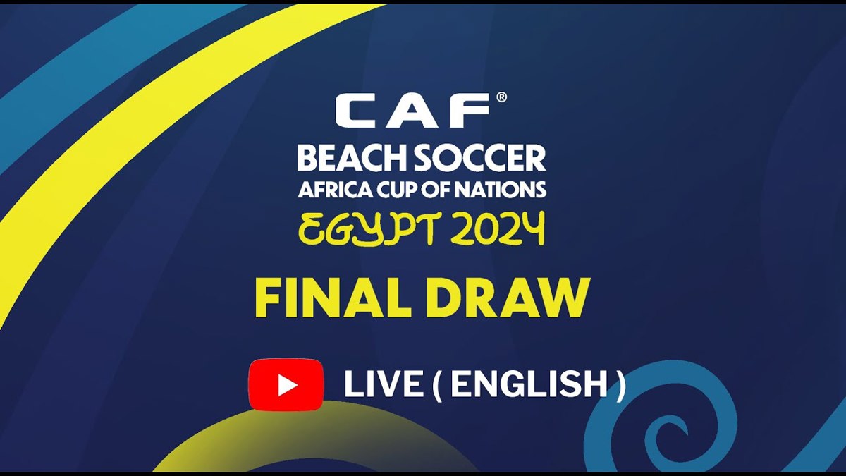 Beach Soccer AFCON Draw, Egypt 2024