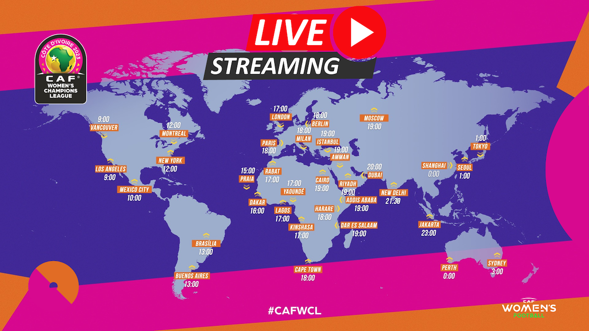 CAF TV and CAFONLINE to show ALL CAF Women's Champions League matches