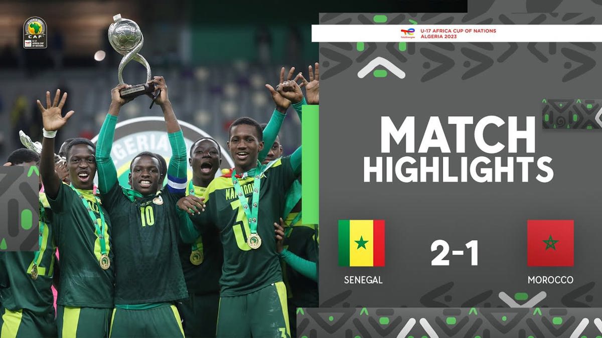Senegal Morocco | Highlights - #TotalEnergiesAFCONU17 2023 - Final