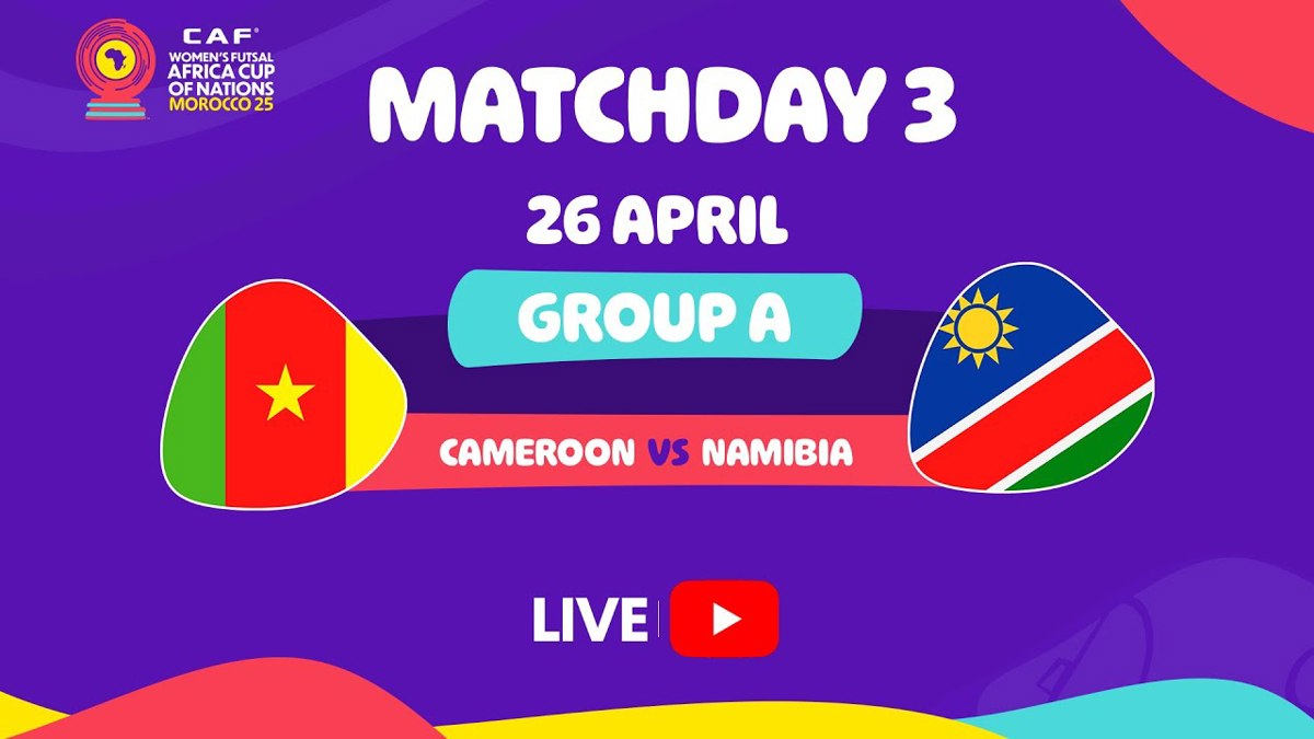 Cameroon vs Namibia - Futsal WAFCON 2025 | Matchday 3