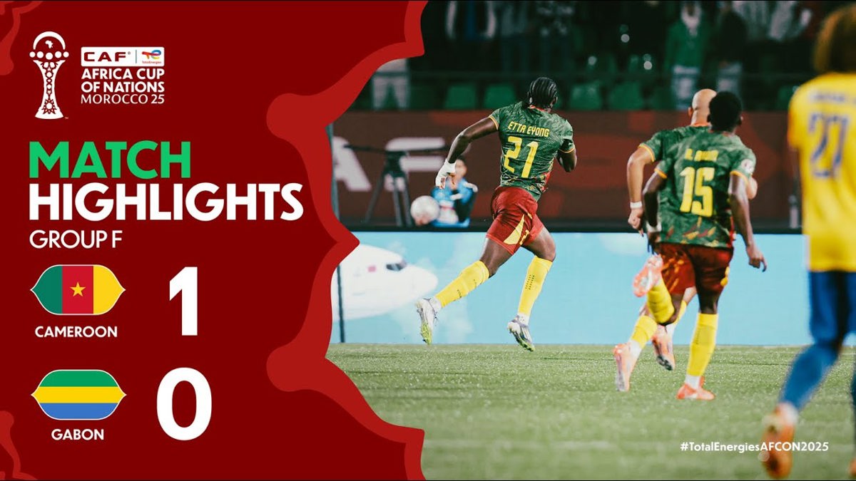 HIGHLIGHTS | Cameroon Gabon | #TotalEnergiesAFCON2025 - Group F
