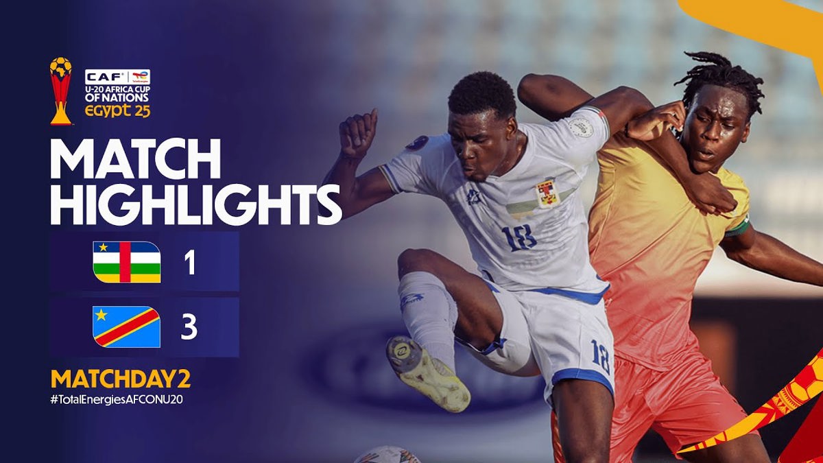 Central African Republic 1-3 Dr Congo Match Highlights l TotalEnergies ...