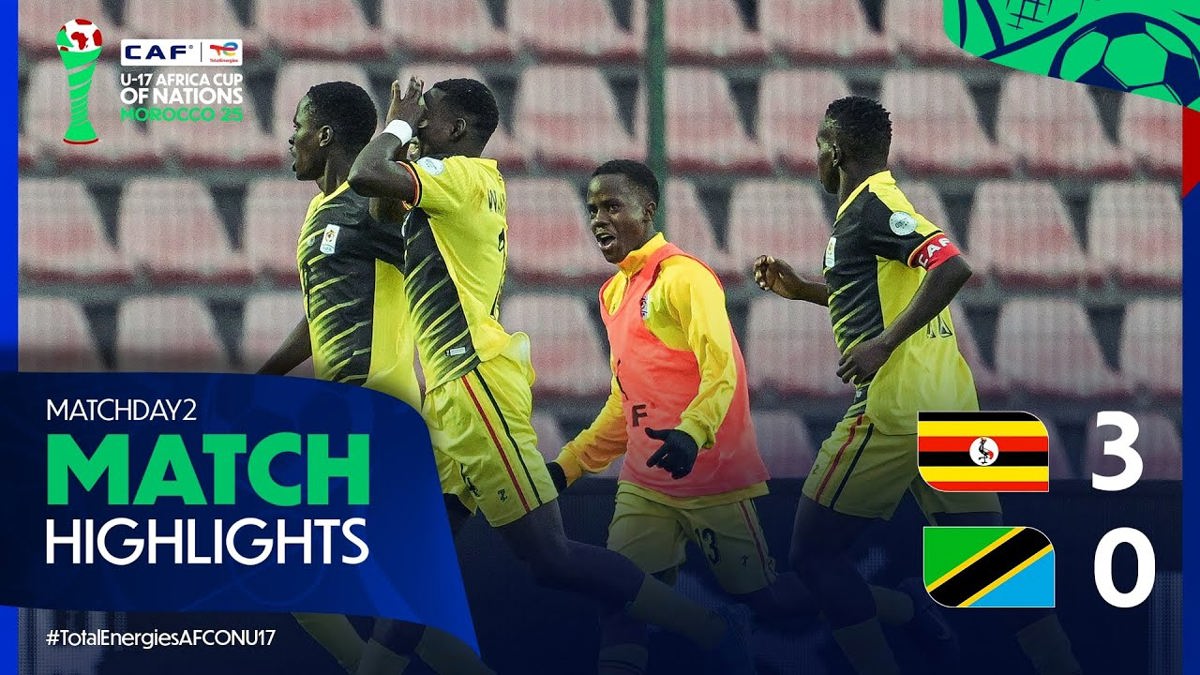 Uganda 3-0 Tanzania Match Highlights l TotalEnergies AFCON U-17 l Matchday 2