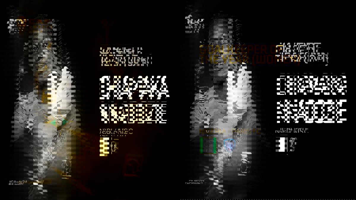 Chiamaka Nnadozie élue meilleure gardienne de but dans la catégorie féminine