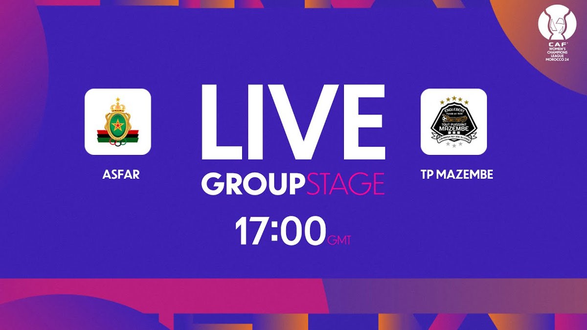 Asfar vs. TP Mazembe - CAF Women's CHAMPIONS LEAGUE 2024 - GROUP STAGE (1)