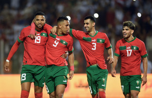 Morocco complete perfect campaign with big win over Lesotho