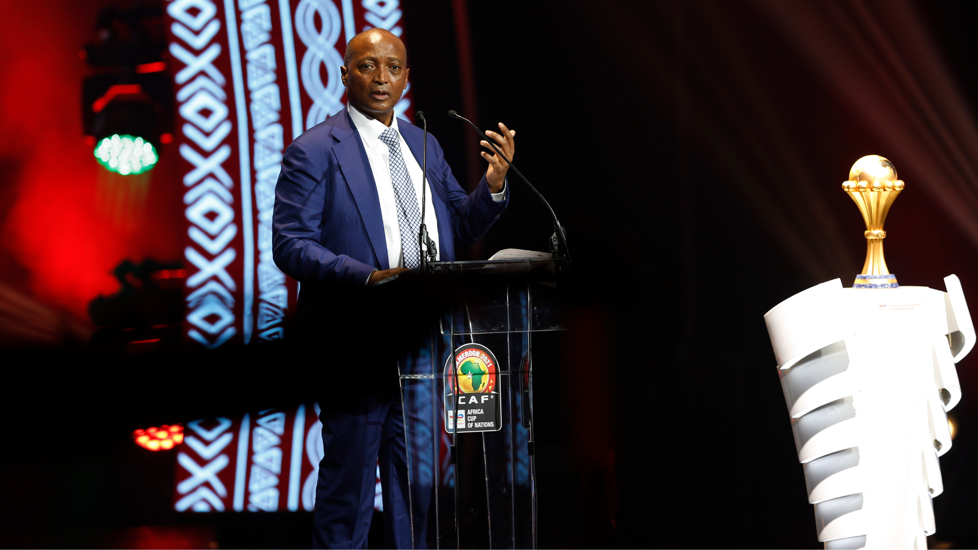CAF President Dr Motsepe congratulates the 24 Qualified National Teams ...