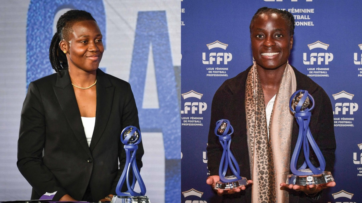 African duo of Chawinga and Nnadozie scoop top awards in France