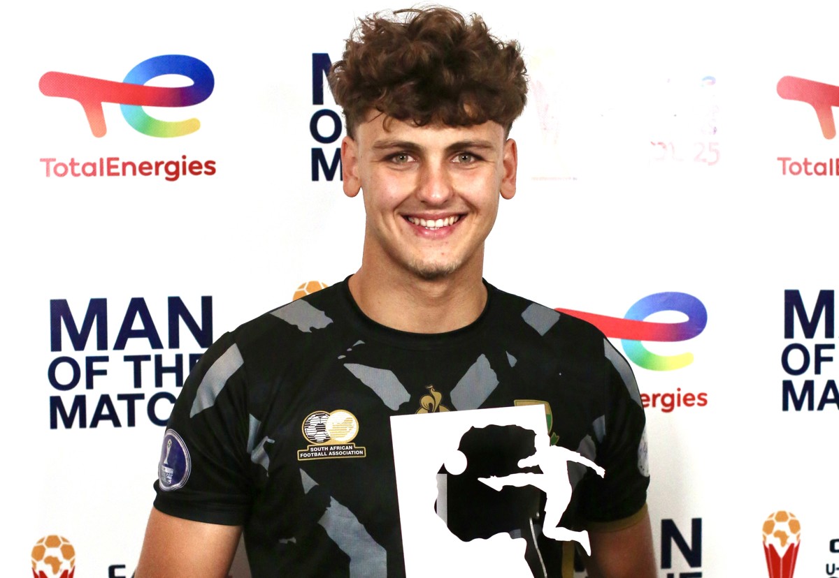 South Africa goalkeeper Lowe named Man of the Match in U-20 AFCON final