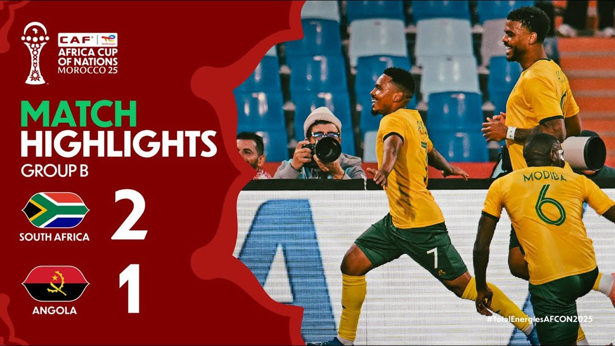 HIGHLIGHTS | South Africa Angola | #TotalEnergiesAFCON2025 - Group B