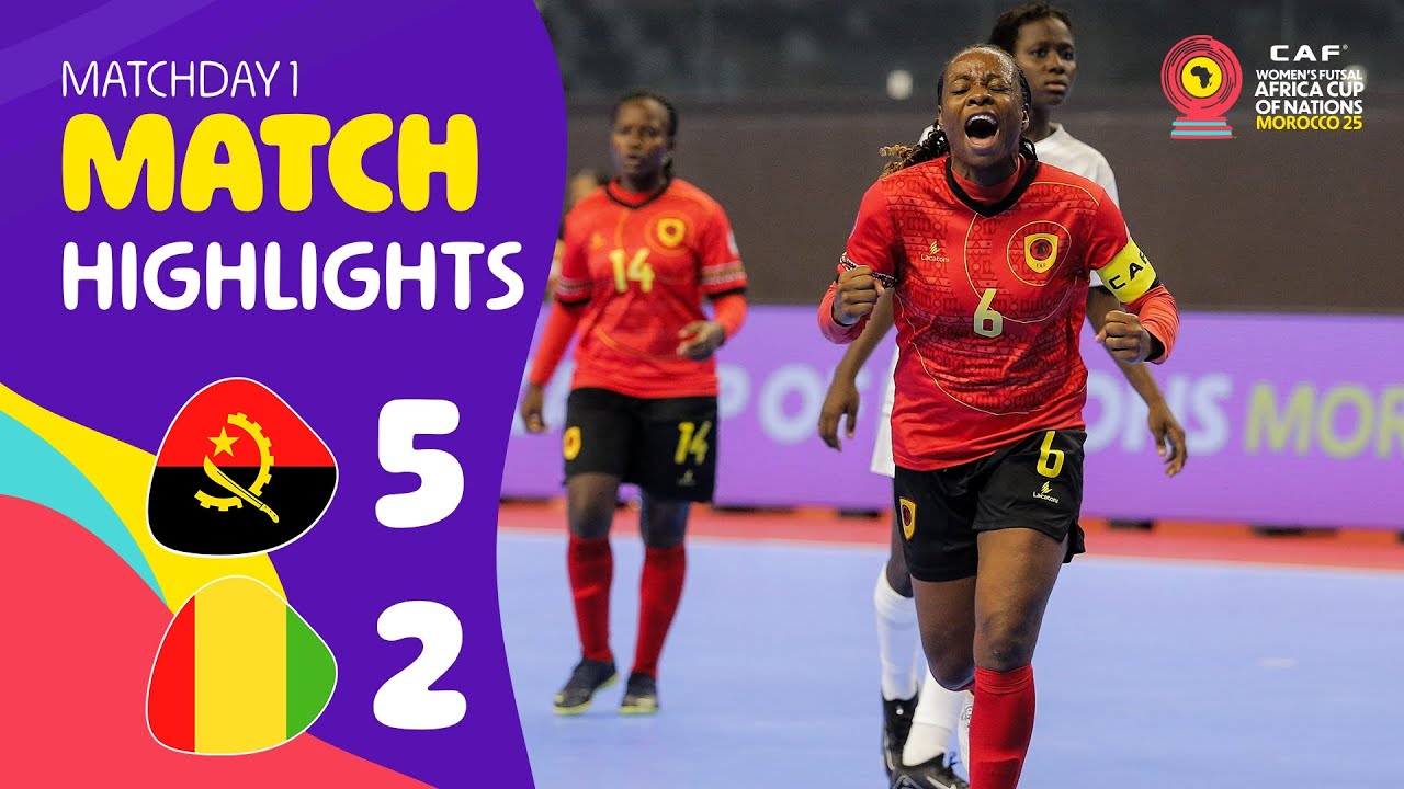 Angola vs Guinea - Futsal WAFCON 2025