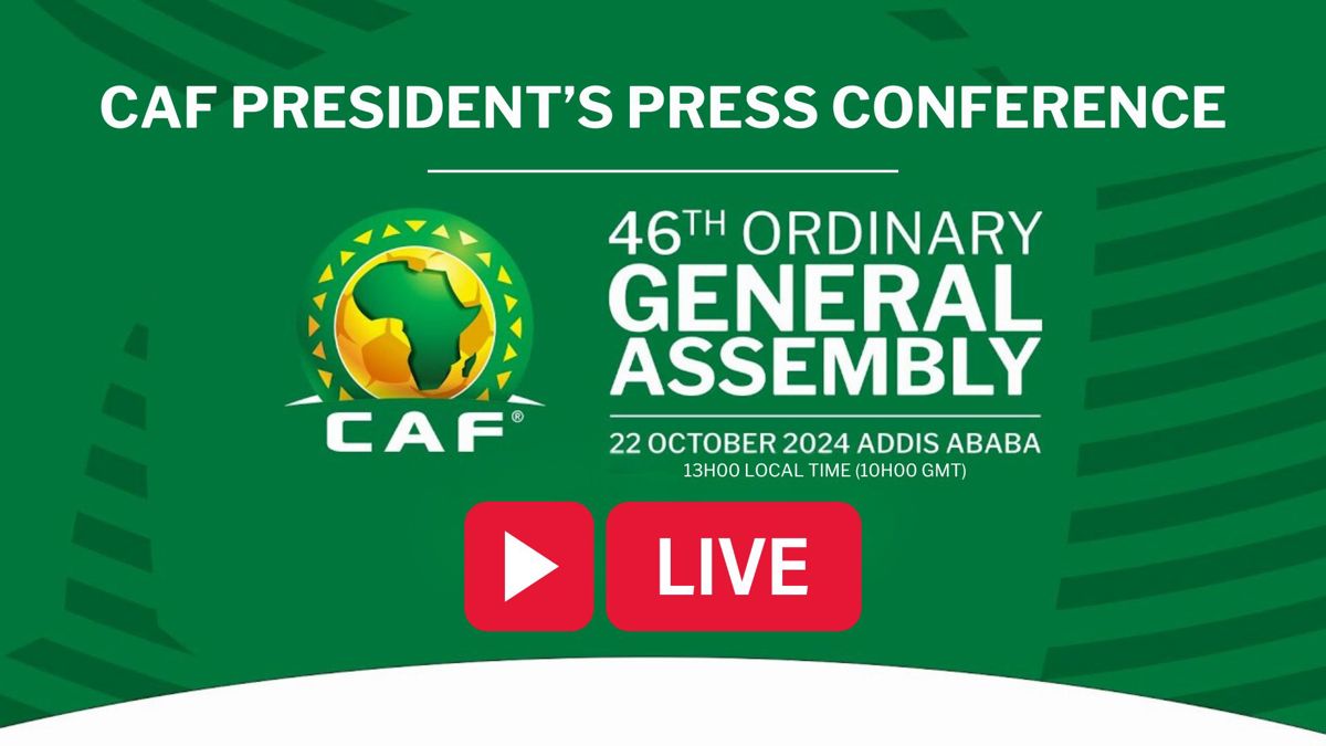 WATCH LIVE: CAF President Dr Patrice Motsepe's post-General Assembly ...