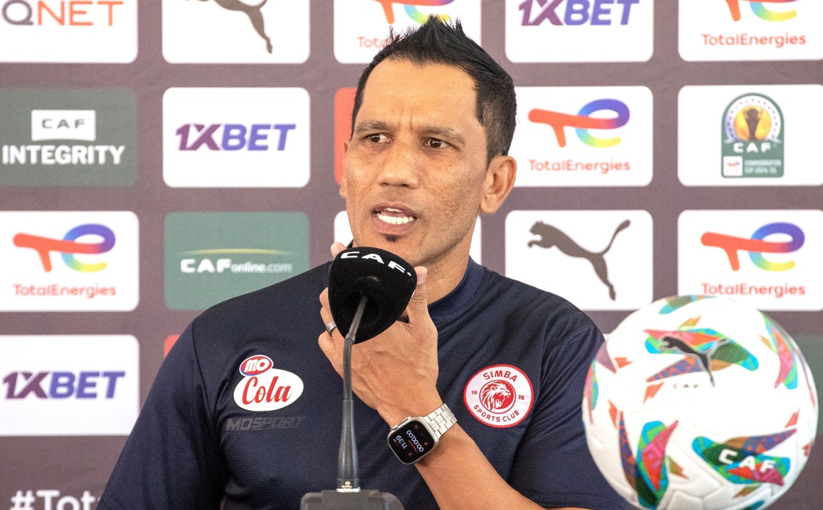 Simba coach Davids: “Berkane will feel our strength” in Confederation ...