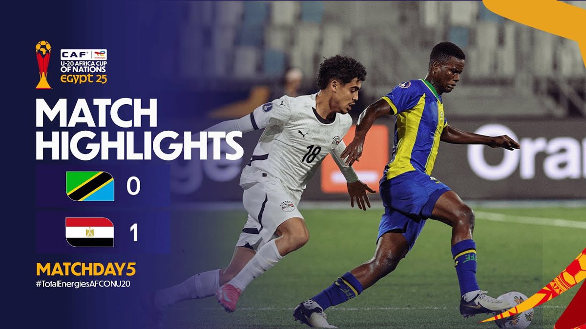 Tanzania 0-1 Egypt Highlights l TotalEnergies AFCON U-20 l Matchday 5