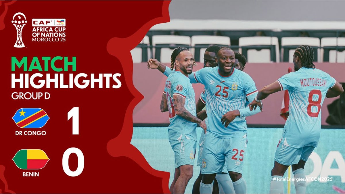 HIGHLIGHTS | DR Congo Benin | #TotalEnergiesAFCON2025 - Group D