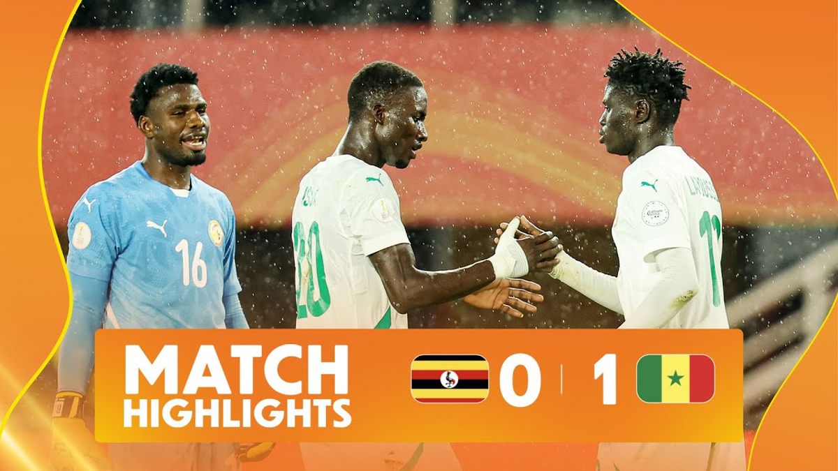 Uganda 0-1 Senegal Match Highlights l TotalEnergies CHAN 2024 l Quarter-finals