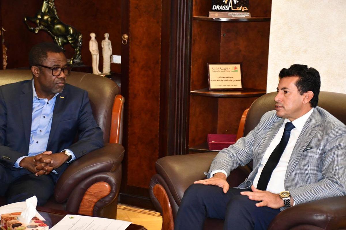 caf-general-secretary-mosengo-omba-meets-egypt-minister-of-youth-and ...