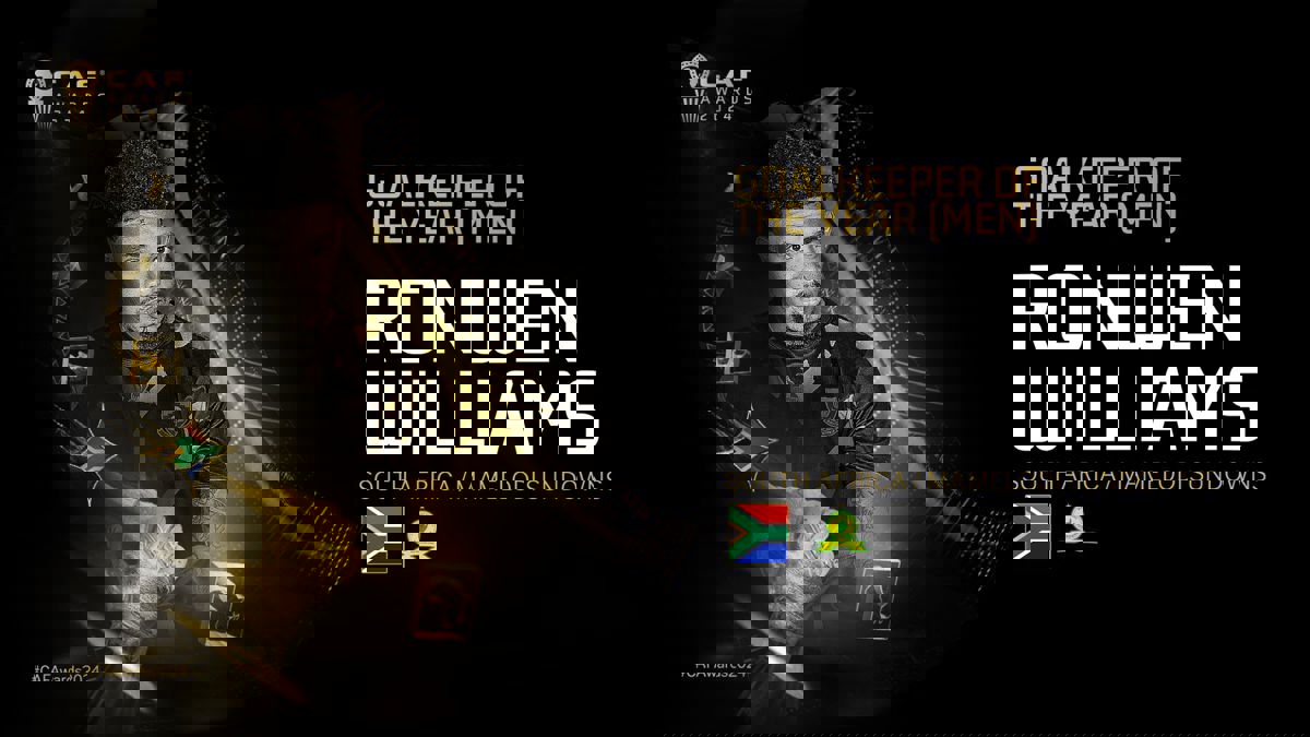 Williams crowned Africa’s best goalkeeper at CAF Awards