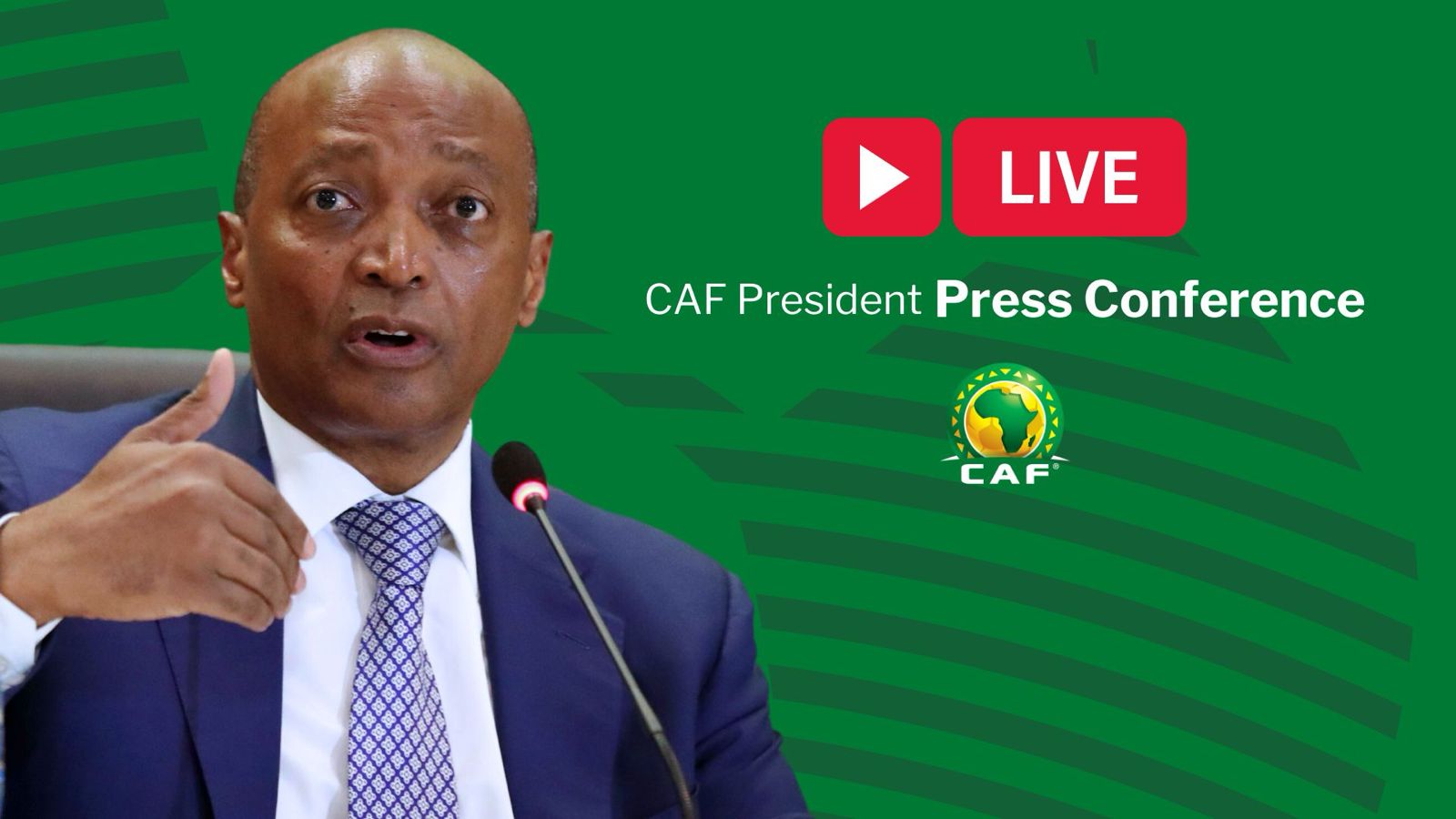 CAF President Dr Patrice Motsepe Press Conference - Luanda