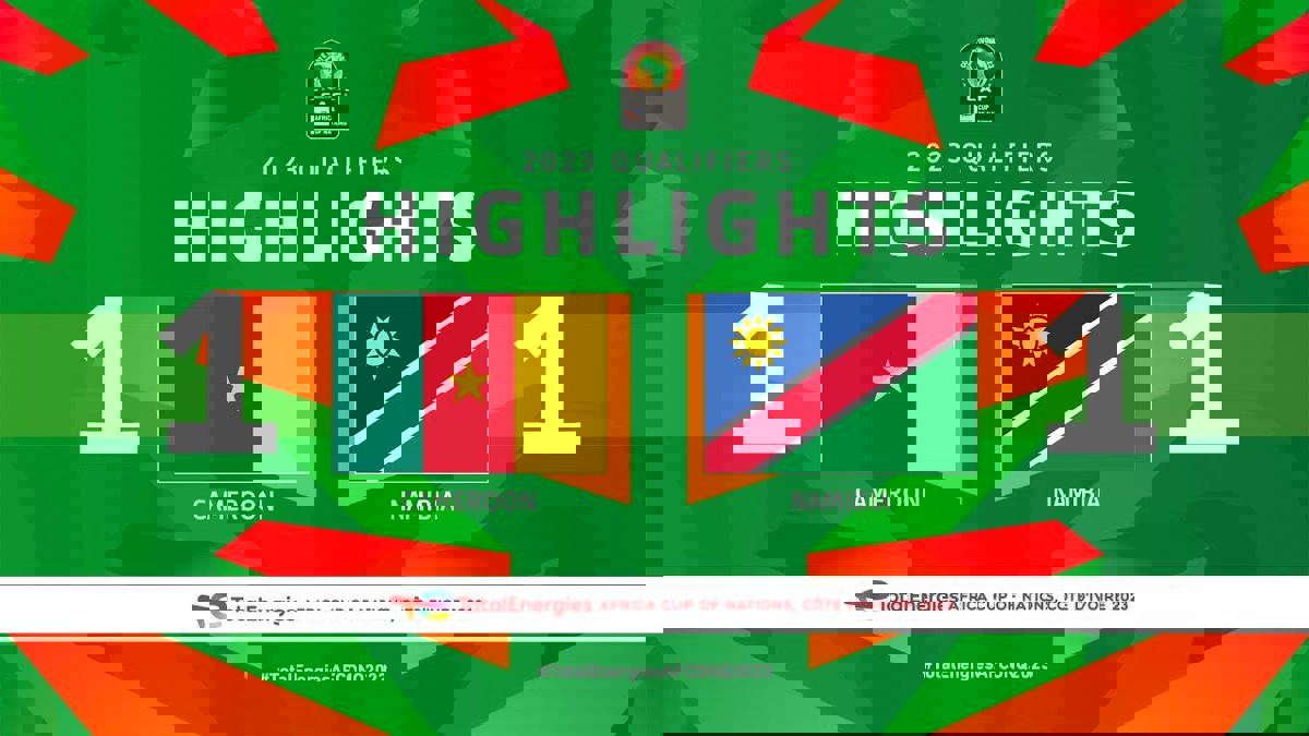 Cameroon Namibia | Highlights - #TotalEnergiesAFCONQ2023 - MD3 Group C