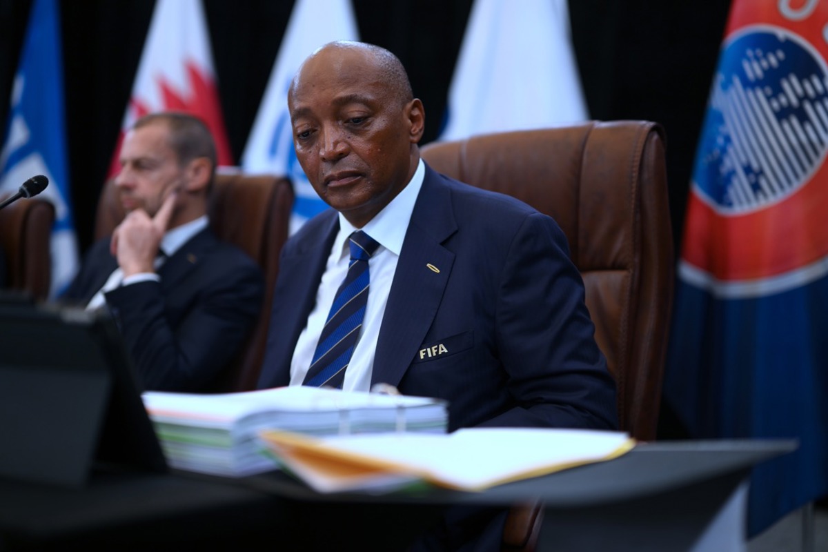 CAF President Dr Patrice Motsepe attends UEFA Congress