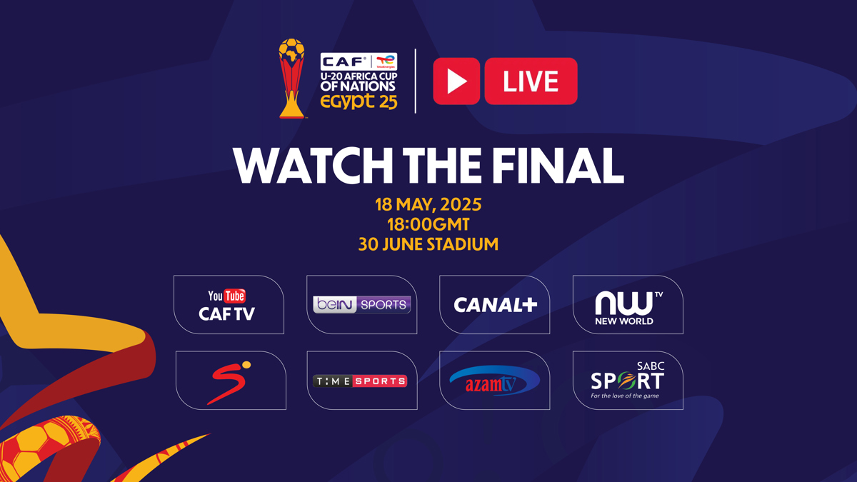 WHERE TO WATCH: TotalEnergies CAF U-20 Africa Cup of Nations Final