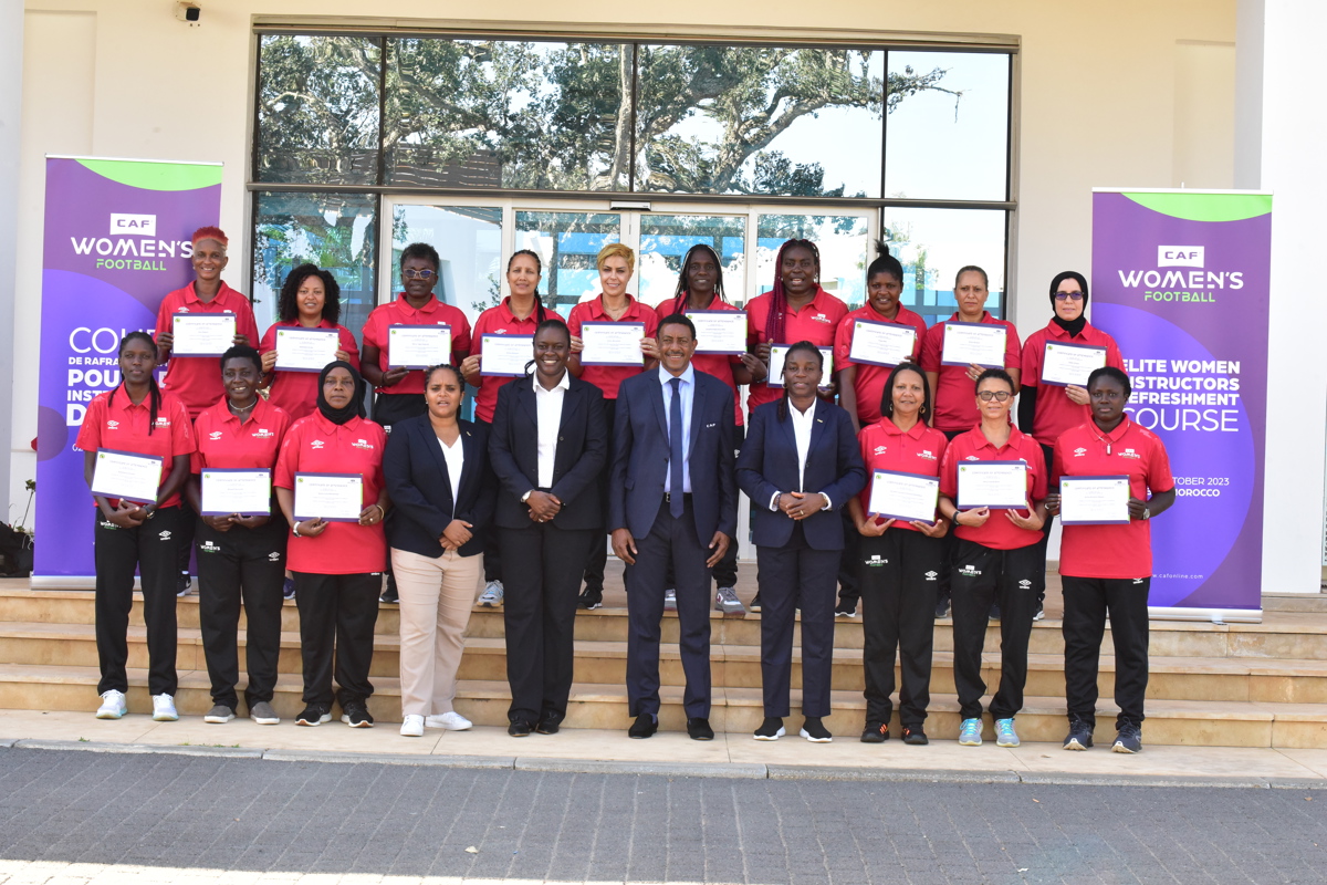 CAF concludes Elite Women’s Instructors Course in Rabat