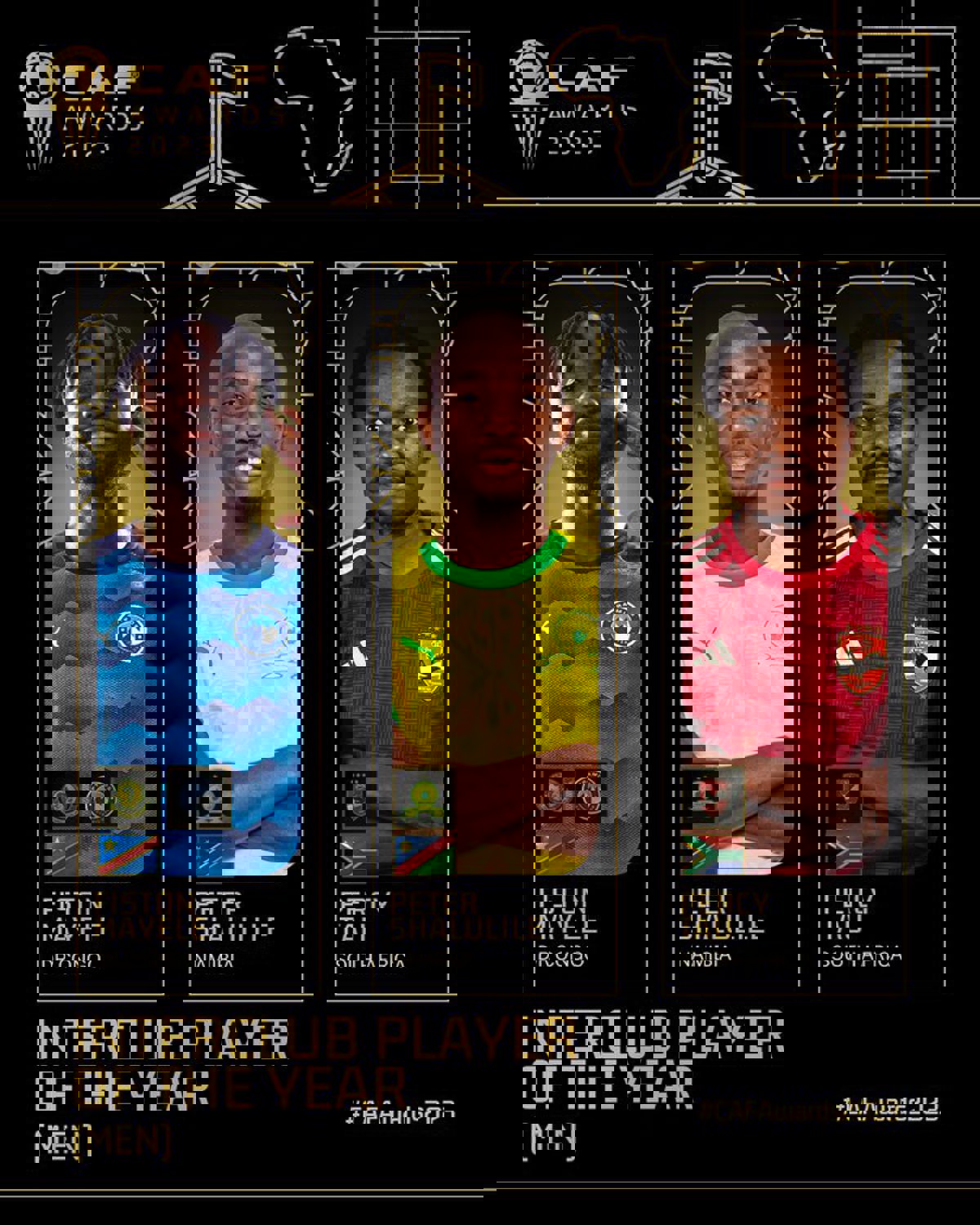 CAF Awards 2023: A look at the trio nominated for the CAF Interclub ...