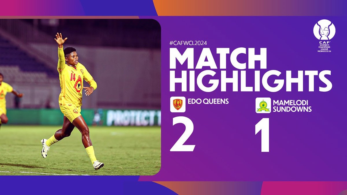 HIGHLIGHTS | EDO Queens Mamelodi Sundowns | Matchday 3 | #CAFWCL2024