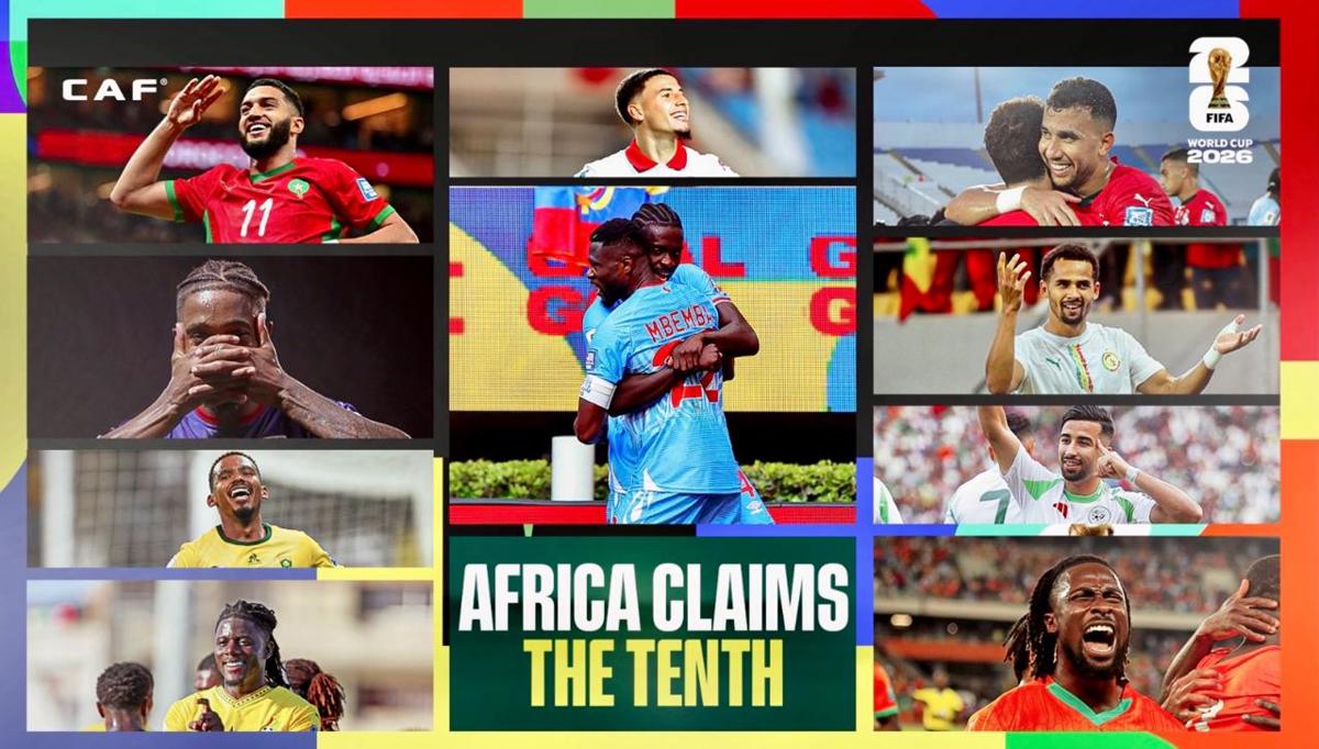 CAF is proud of the 10 Countries that will represent Africa in the FIFA ...