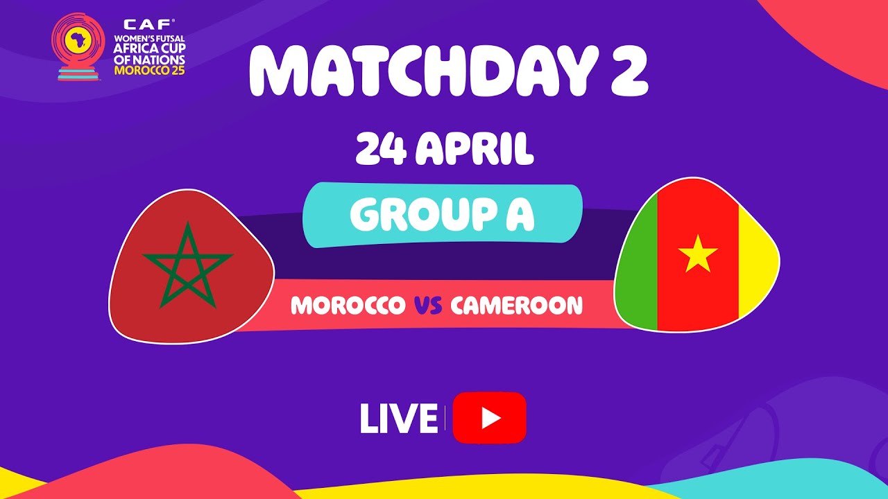 Tanzania vs Cameroon - Futsal WAFCON 2025 | Semi-final 1