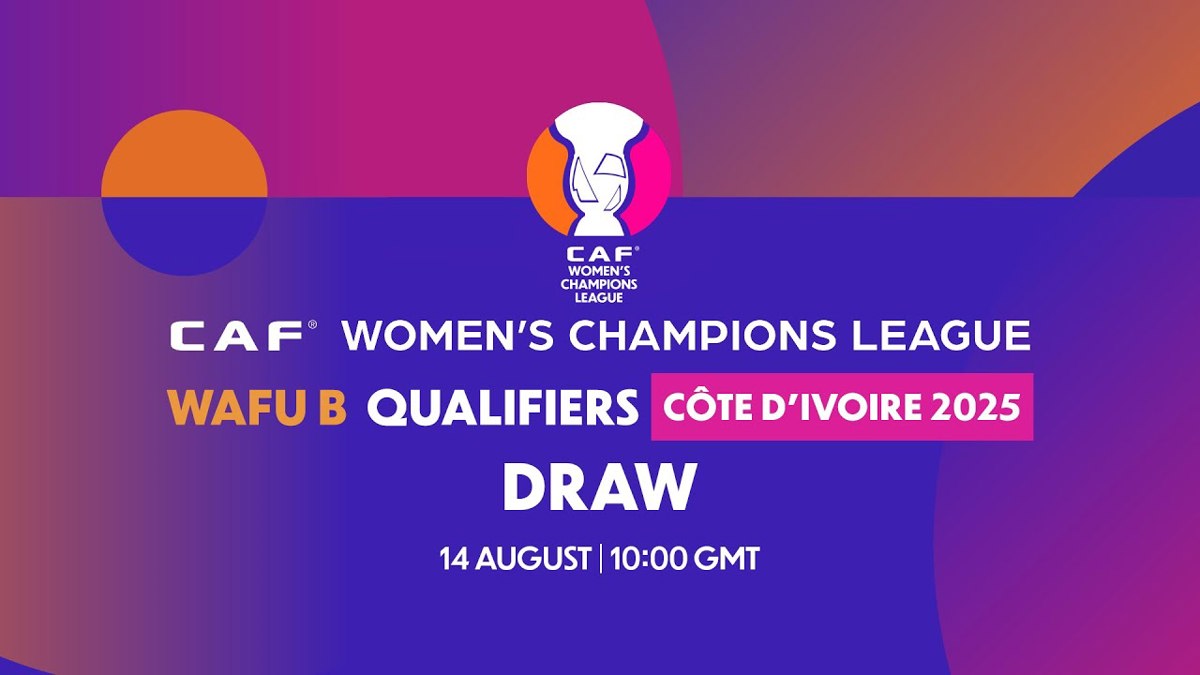 CAF Women's Champions League WAFU B Qualifiers Draw - Cote d'ivoire 2025