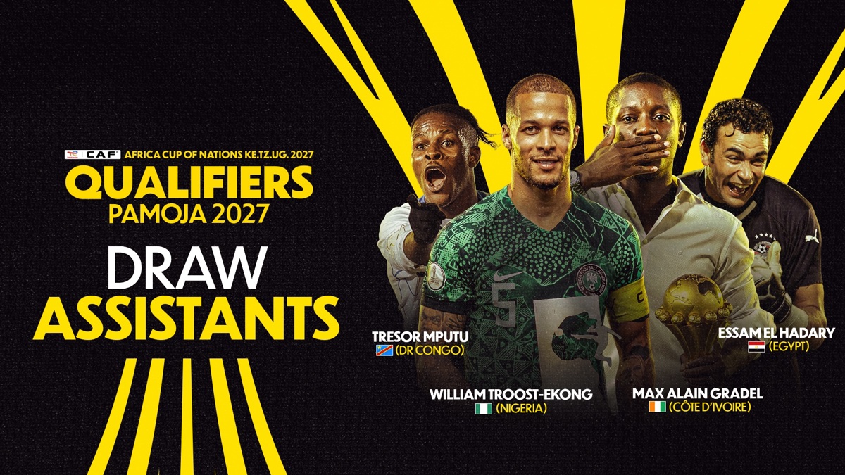 Max-Alain Gradel, William Troost-Ekong, Essam El Hadary et Trésor Mputu ...