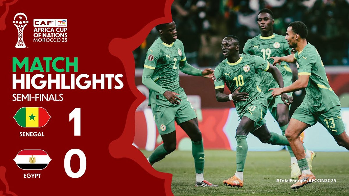 HIGHLIGHTS | Senegal Egypt | #TotalEnergiesAFCON2025 - Semi-Finals ...