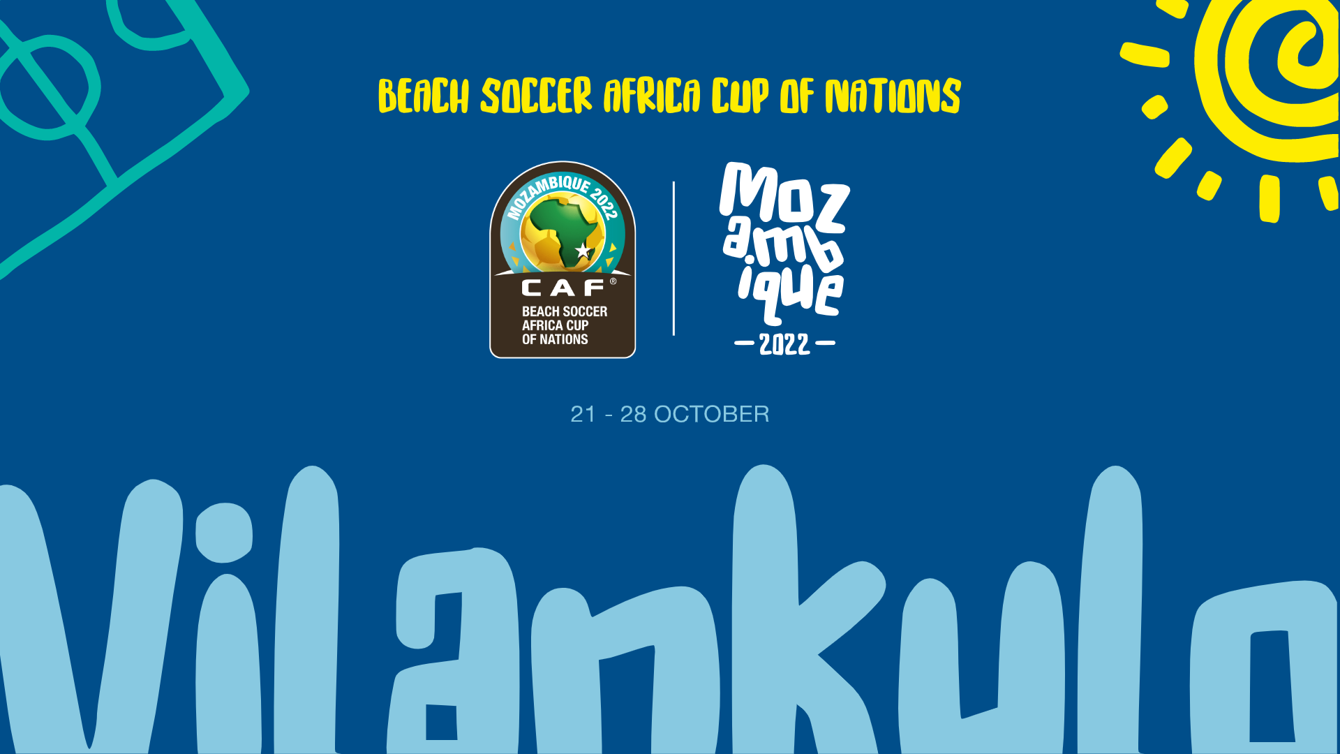 two-official-posters-launched-for-beach-soccer-afcon-mozambique