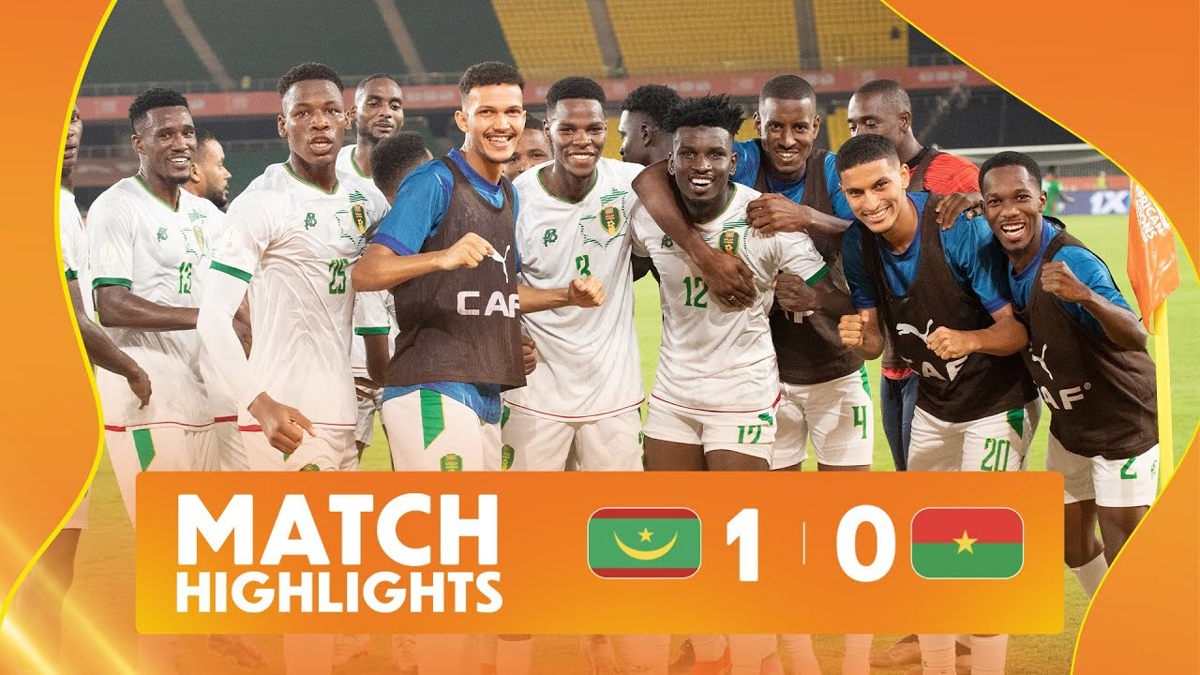 Mauritania 1-0 Burkina Faso Match Highlights l TotalEnergies CHAN 2024 ...